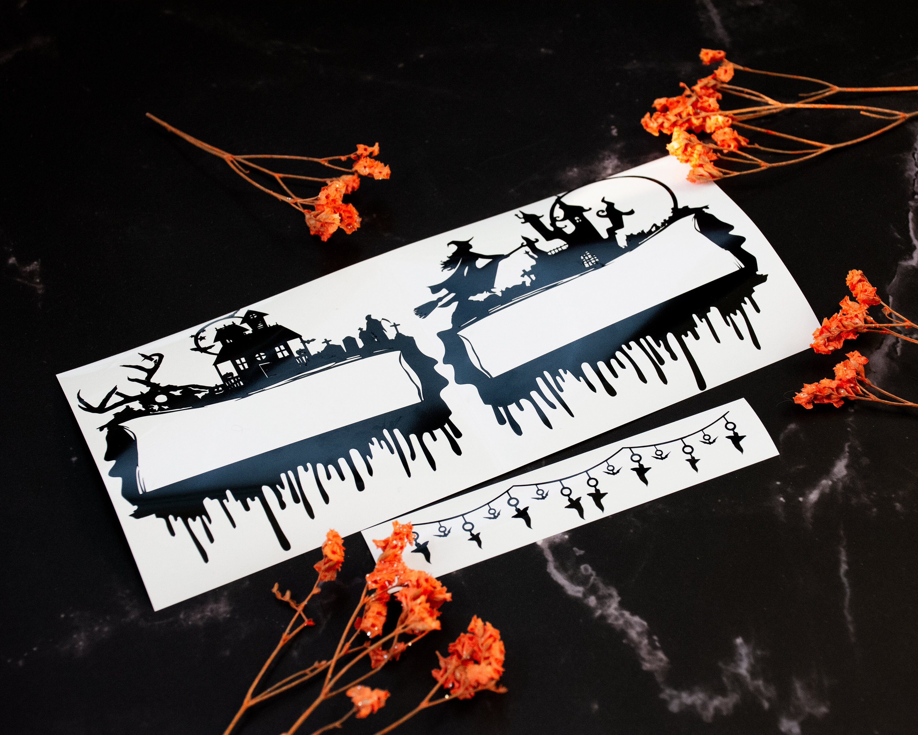 Scary Blood Drip SVG, Halloween Banner Svg, Spooky Deer Skull ...