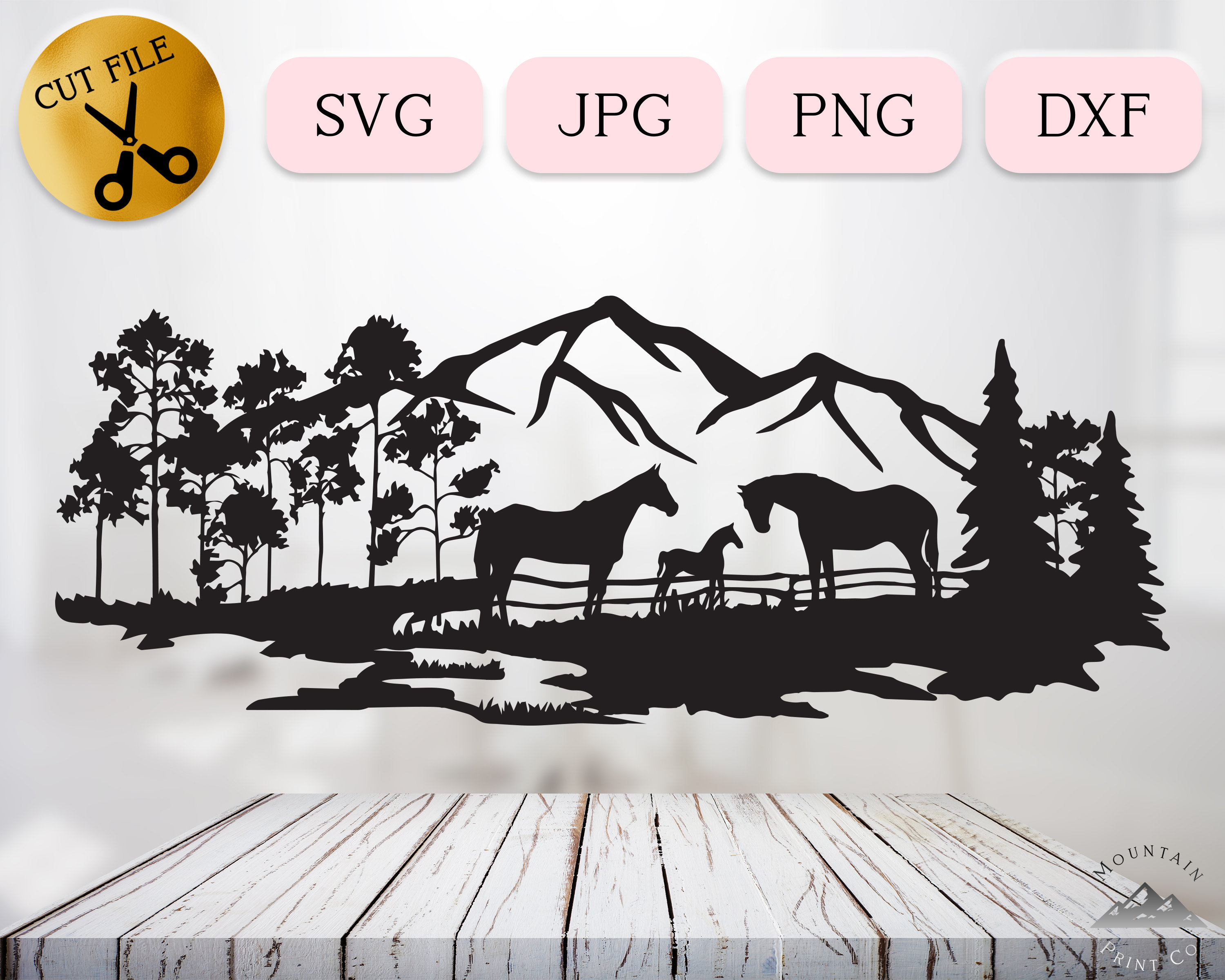 Equestrian Svg Horse Farm Silhouette Wild Horse Clipart - Etsy