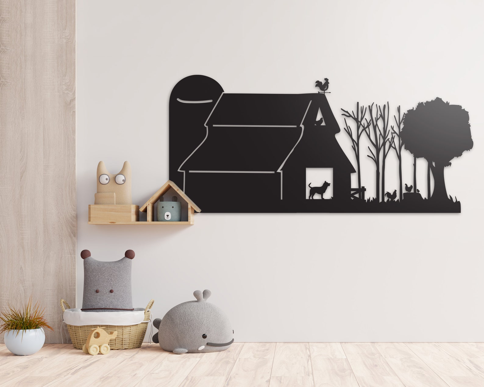 Farm Scene Svg Bundle Chicken Coop Svg Free Range Chicken | Etsy Canada