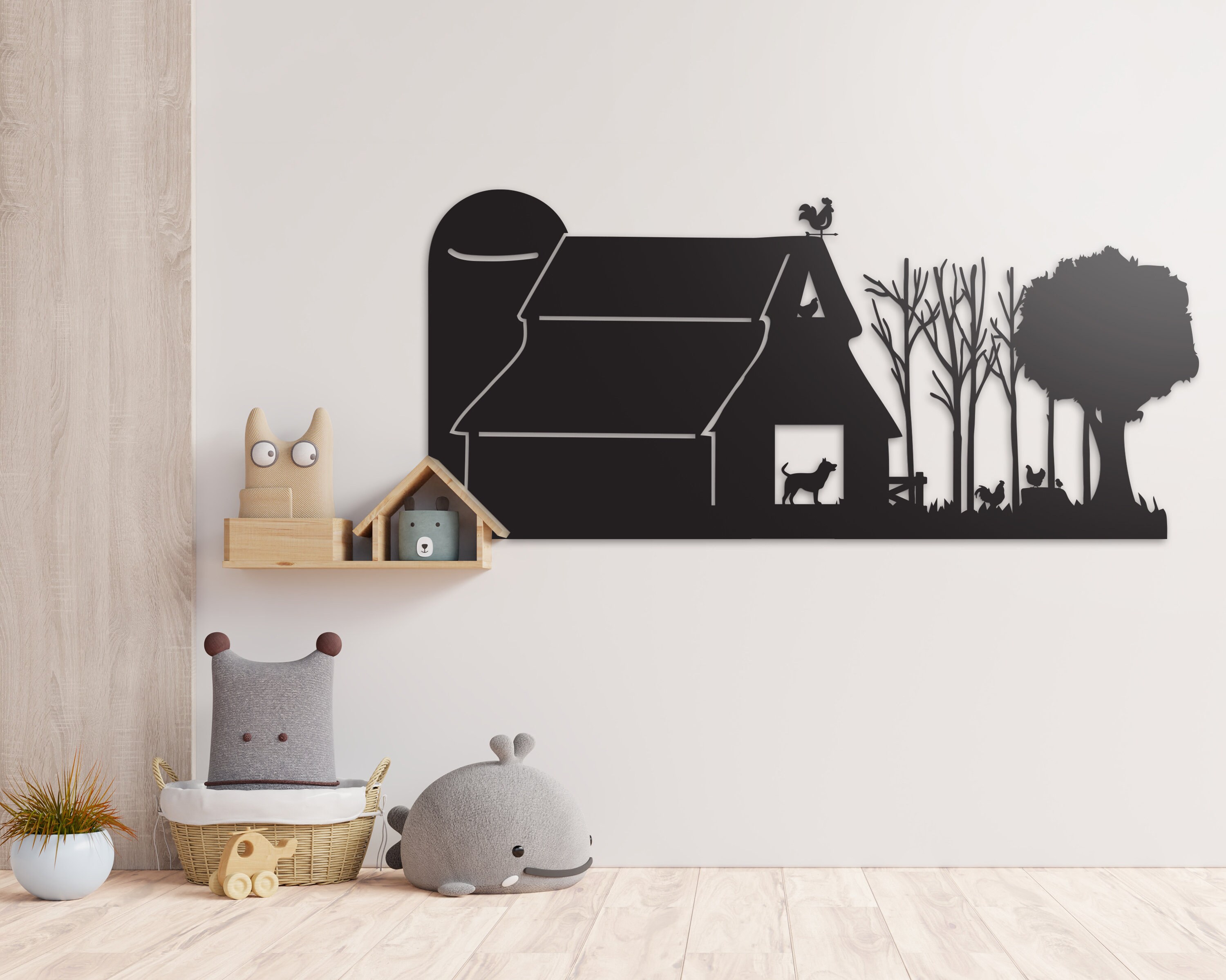Farm Scene Svg Bundle, Chicken Coop Svg, Free Range Chicken Svg Cricut ...