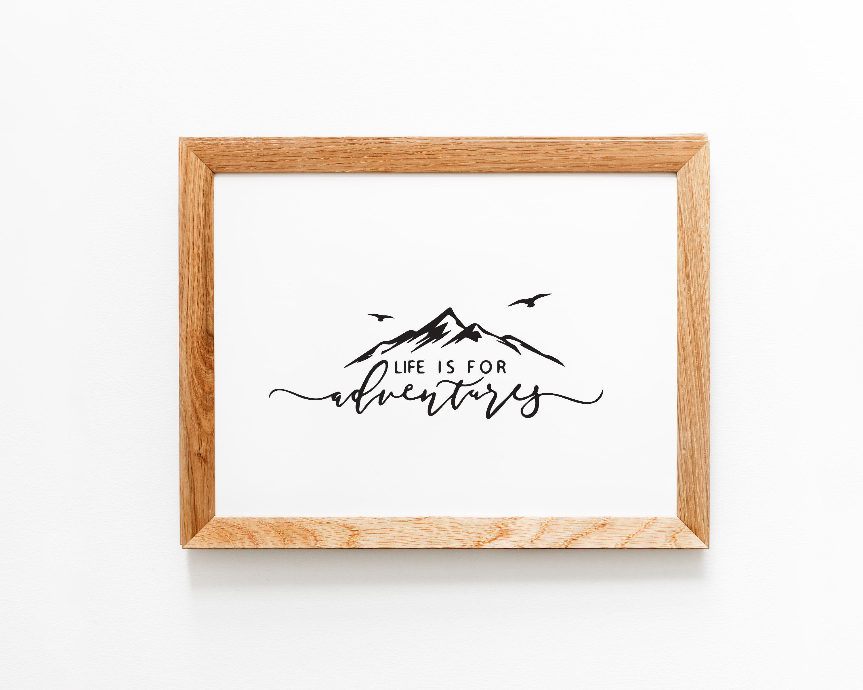 Life is for Adventures SVG, Outdoor Hiking Svg, Mountain Landscape ...