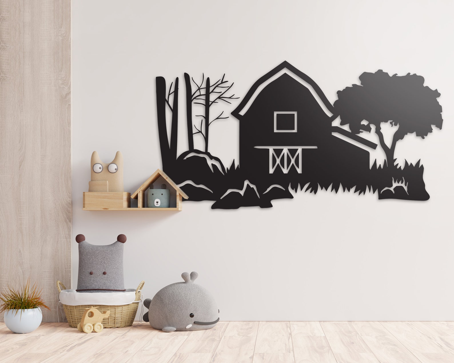 Farm Scene SVG Bundle Farming Svg Farm Life Clipart Farm - Etsy