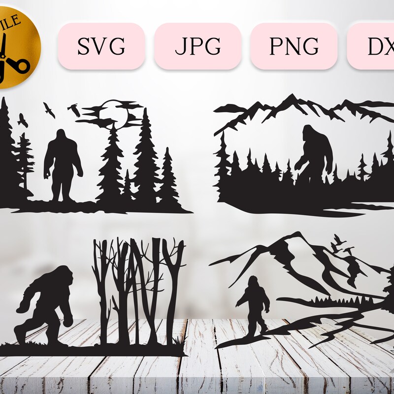 Sasquatch Embroidery - Etsy