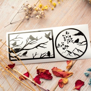 Bird Nest in Tree SVG, Bird SVG Bundle Cricut, Tree Branch Silhouette ...