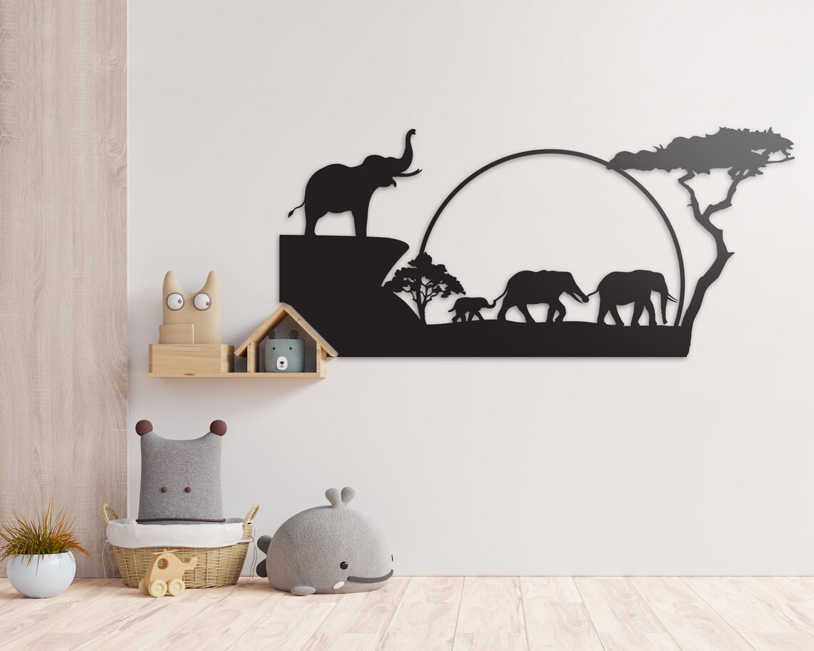 Elephant SVG, African Safari Svg Bundle, Safari Animals Clipart, Baby ...