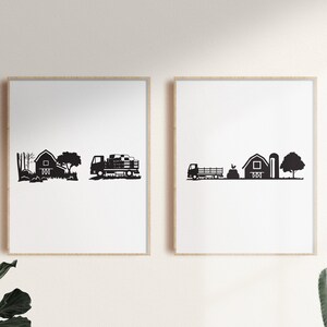Farm Scene SVG Bundle, Farming Svg, Farm Life Clipart, Farm Barn Truck ...