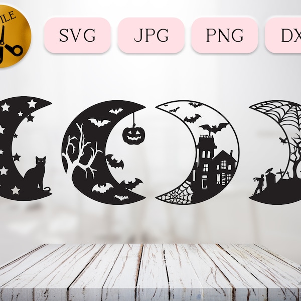 Halloween Scene - Etsy