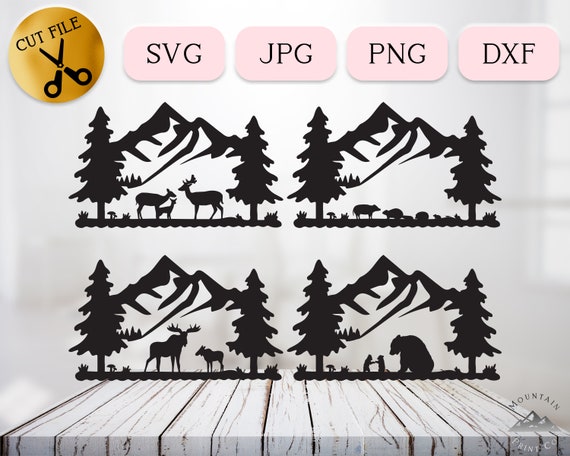 Cute Woodland Family SVG Bundle Nursery Forest Animal Family - Etsy