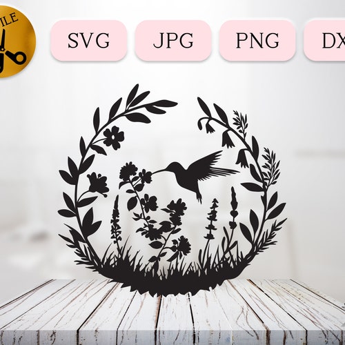 Hummingbird Joy SVG/PNG - Etsy