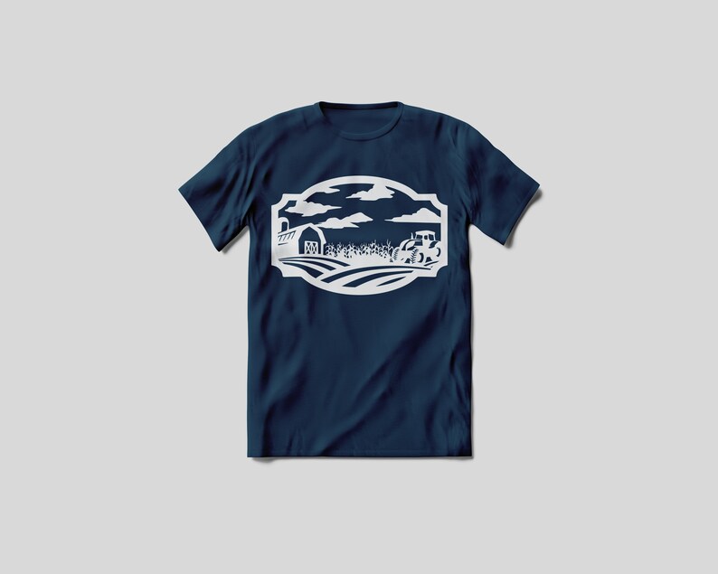 Frame Farm Sign Cut File Svg Farmer's Field Dxf Tractor - Etsy