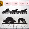 Frame Farm Sign Cut File Svg, Farmer's Field Dxf, Tractor Clipart, Barn ...