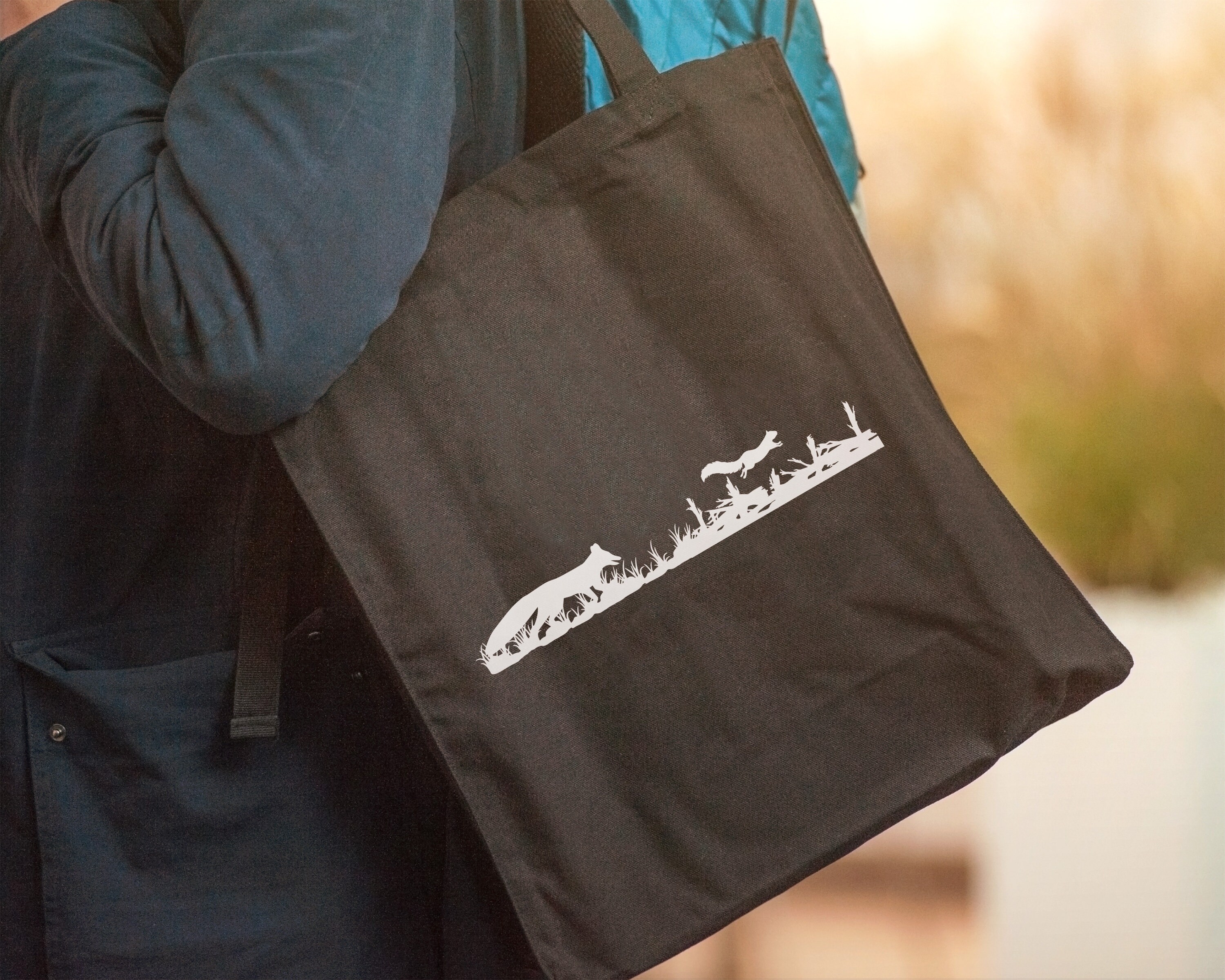 Fox Chasing Rabbit Svg Fox Chasing Duck Scene Fox and | Etsy