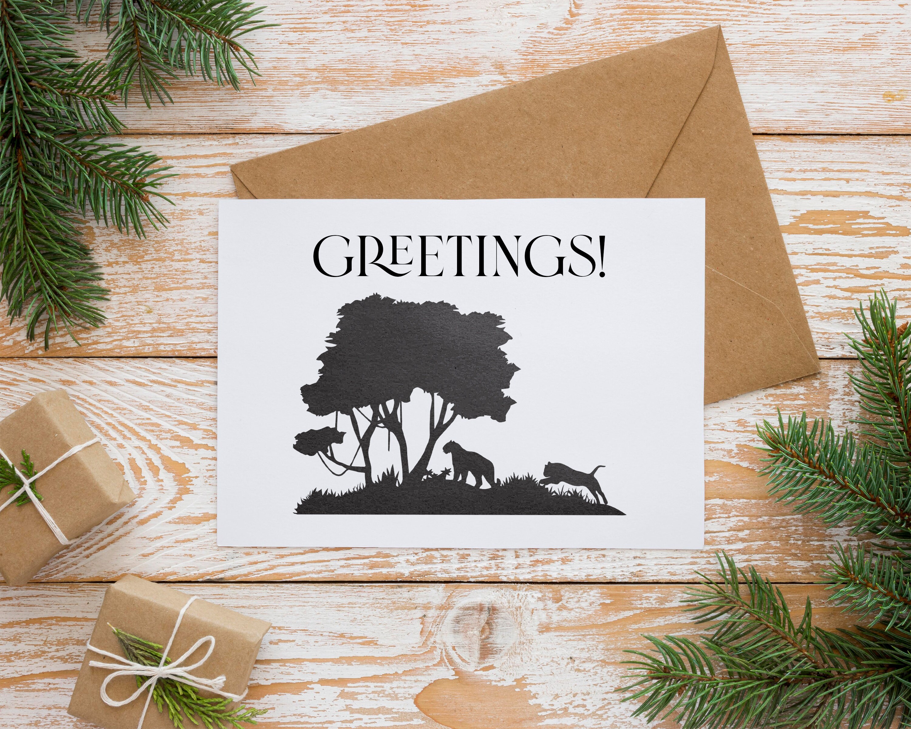 Jungle Cats Svg Bundle, Big Cat Silhouette, Jungle Animals Scene ...