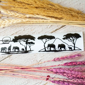 Elephant Family SVG Bundle, Safari Animal Scene, Safari Elephant ...