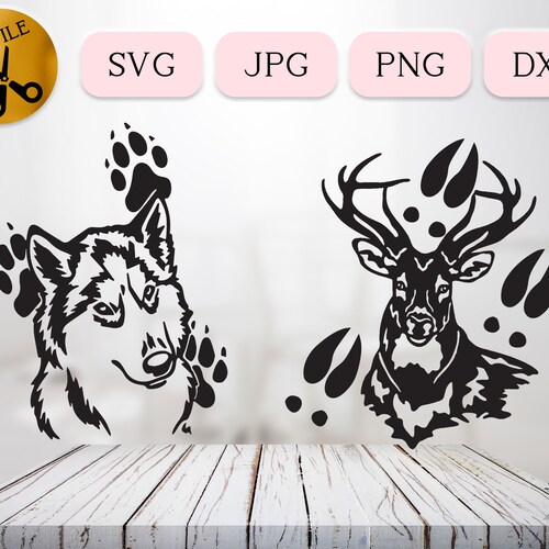 Woodland Animal Bundle SVG Cut File Outdoor Shirt Design - Etsy