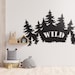 Forest Adventure SVG Silhouette Wild Svg Free Svg Boreal - Etsy
