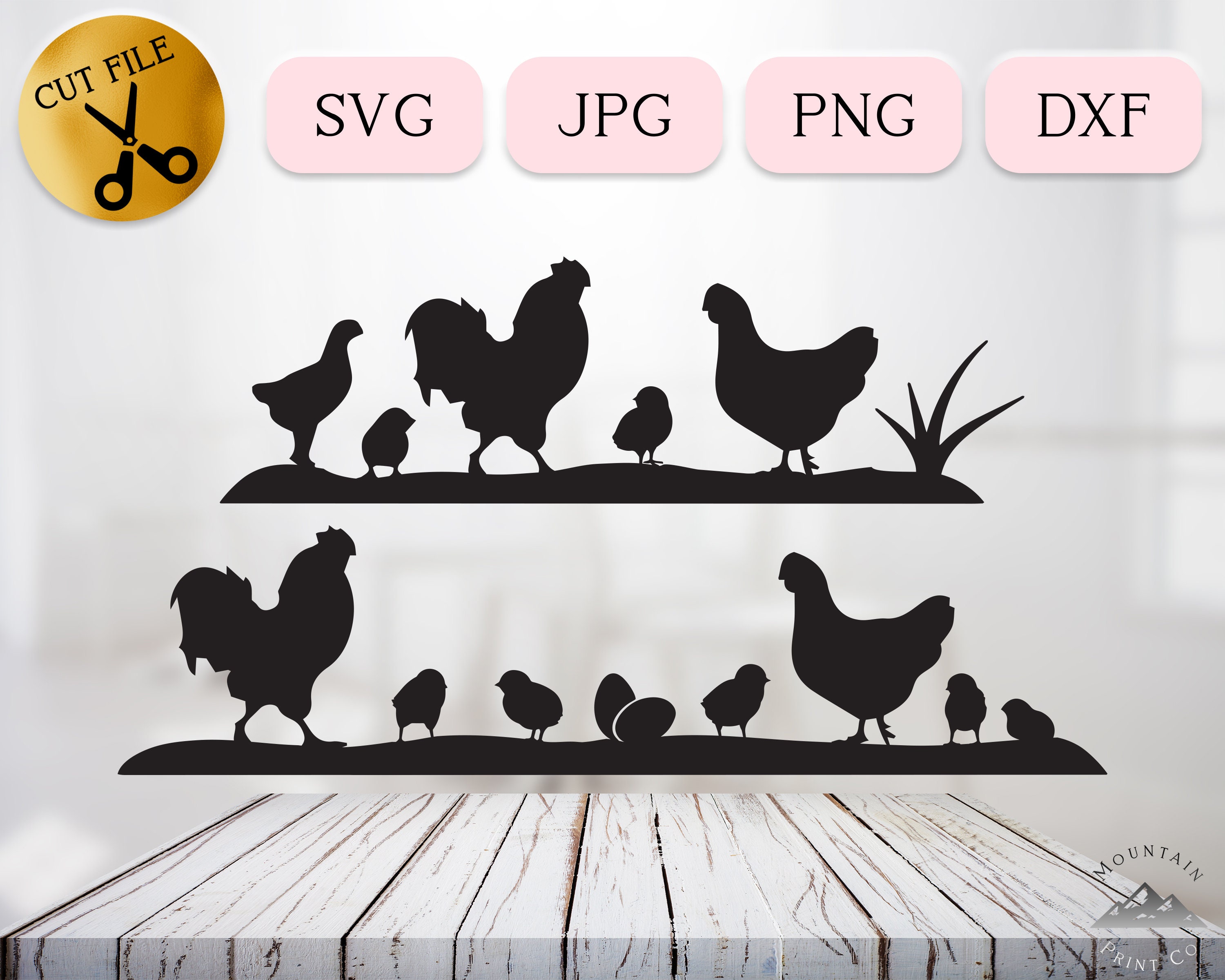 Chicken Svg Farm Fresh Eggs Clipart Egg Sign Svg Cricut - Etsy