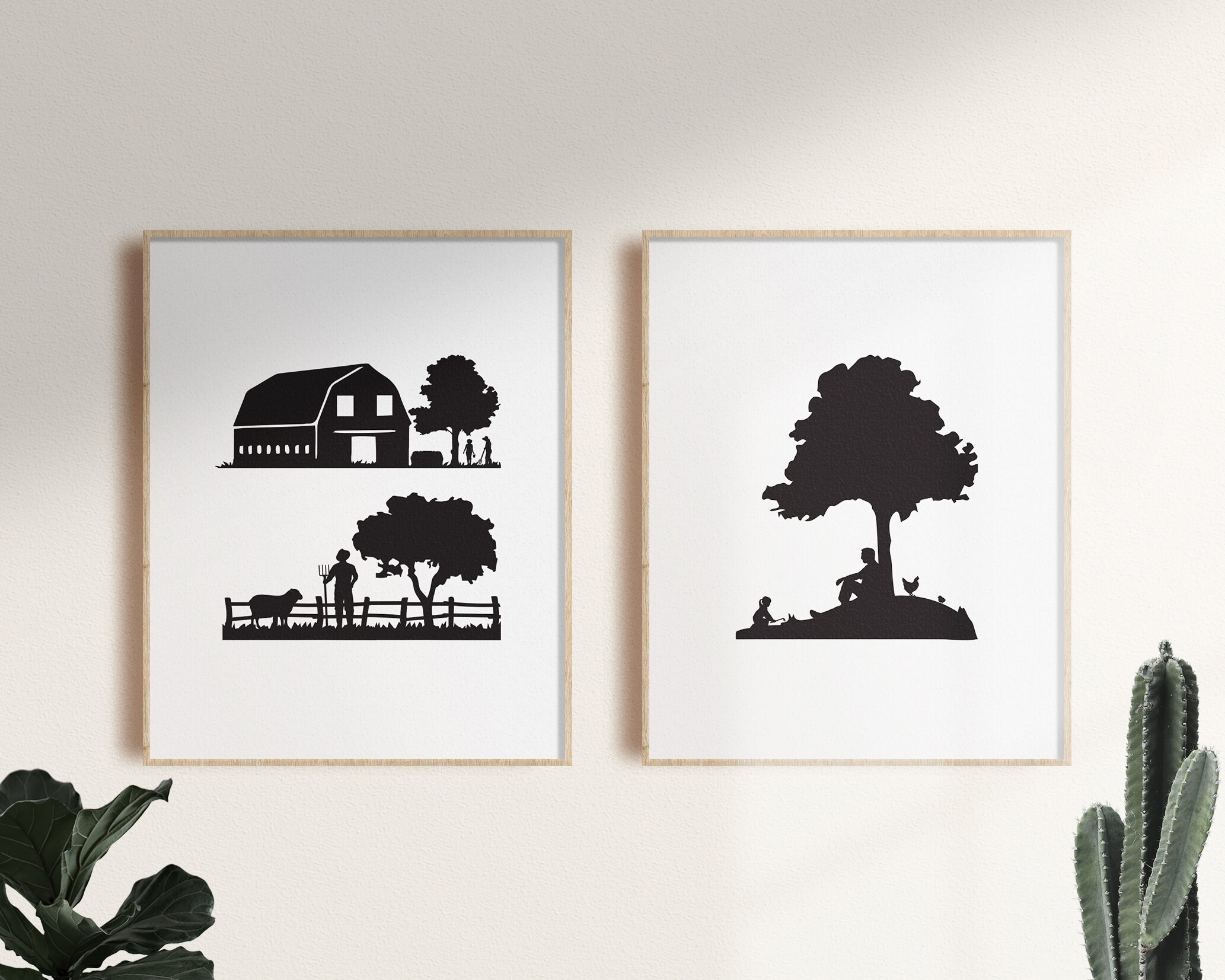 Summer Farmer Svg Bundle Farm Hand Clipart Scene Farming - Etsy