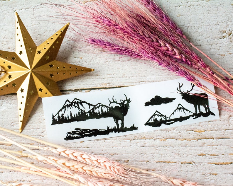 Mountain Elk SVG Bundle, Bugling Elk Cricut Vector, Forest Deer ...
