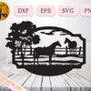 Frame Farm Sign Cut File Svg, Farmer's Field Dxf, Tractor Clipart, Barn ...