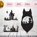 Haunted House Svg Bundle, Spooky Halloween Clipart, Happy Halloween Svg ...