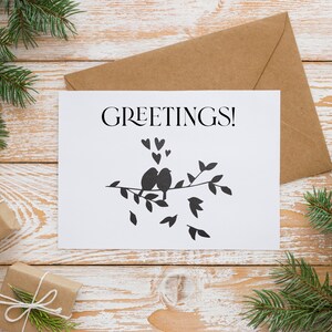 Love Birds Svg, Lovebird Silhouette, Bird Couple Scene With Branch and ...