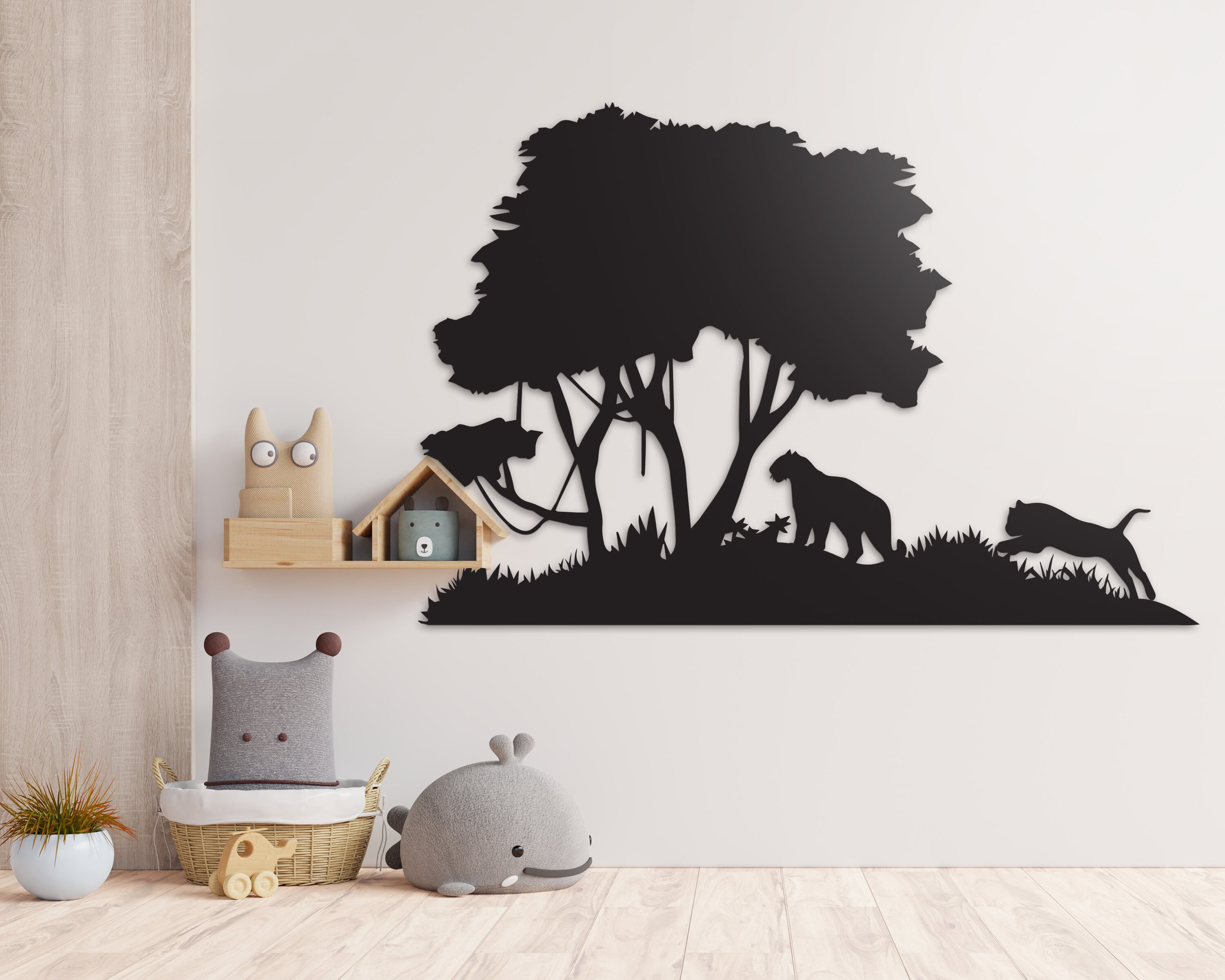 Jungle Cats Svg Bundle Big Cat Silhouette Jungle Animals - Etsy