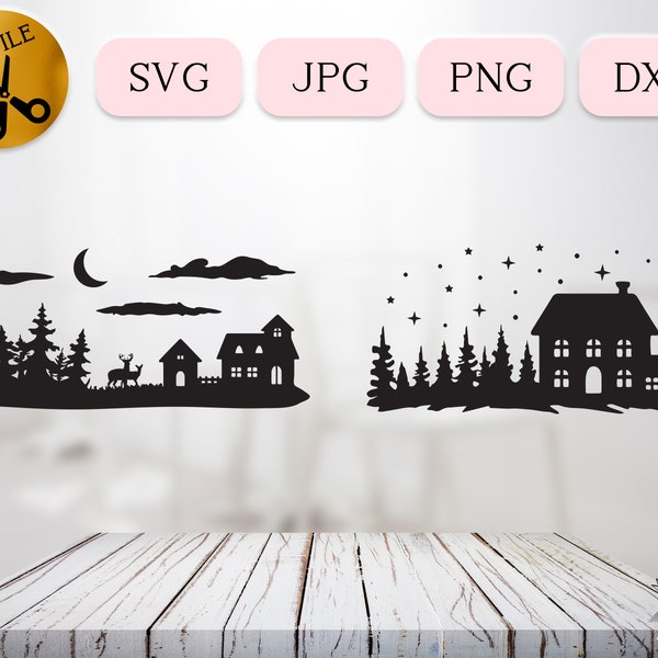 Cabin Svg - Etsy
