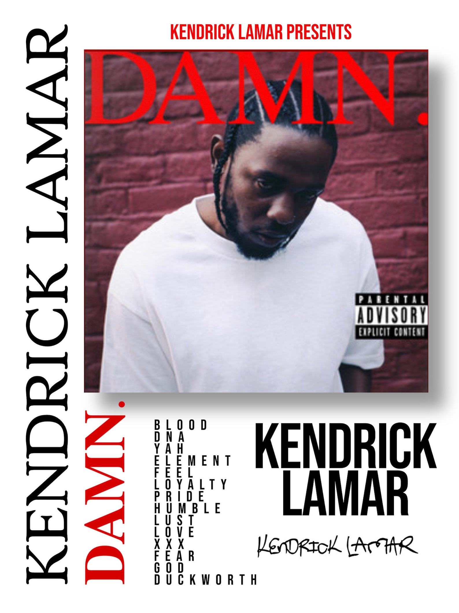 Kendrick Lamar Poster Kendrick Lamar Print Minimalist | Etsy
