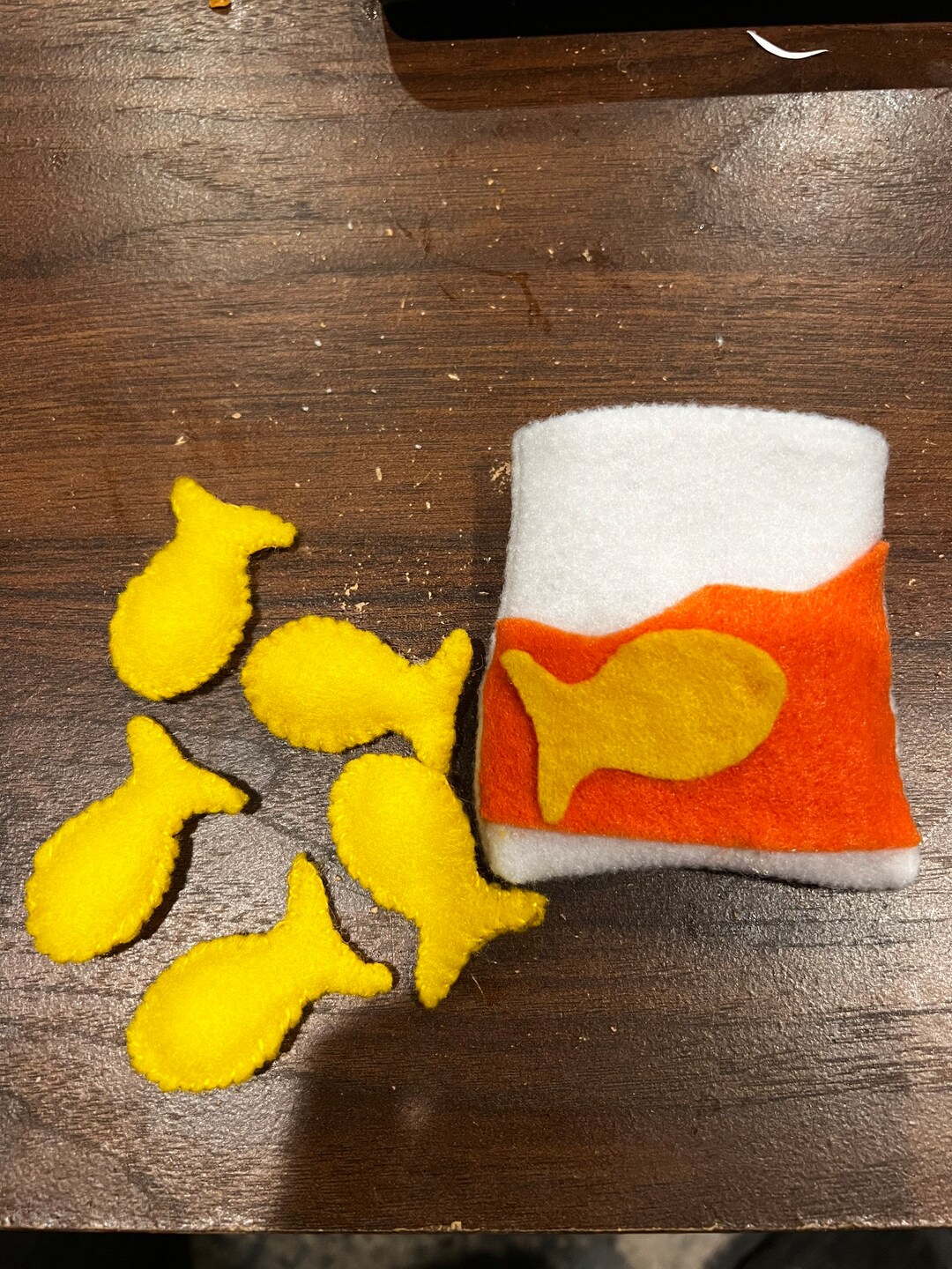 Felt Goldfish Crackers - Etsy