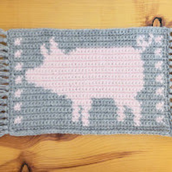 Crochet Pig Coasters - Etsy