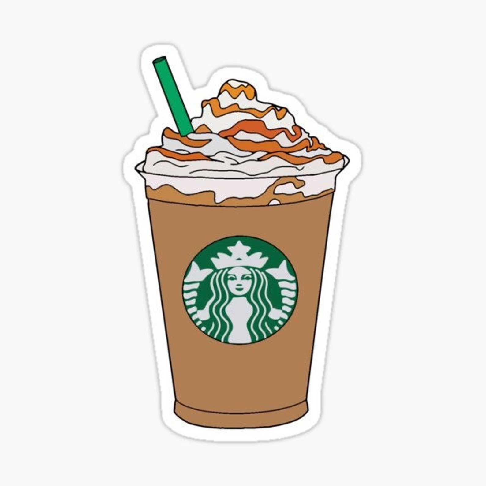 Starbucks Drink Stickers | Etsy