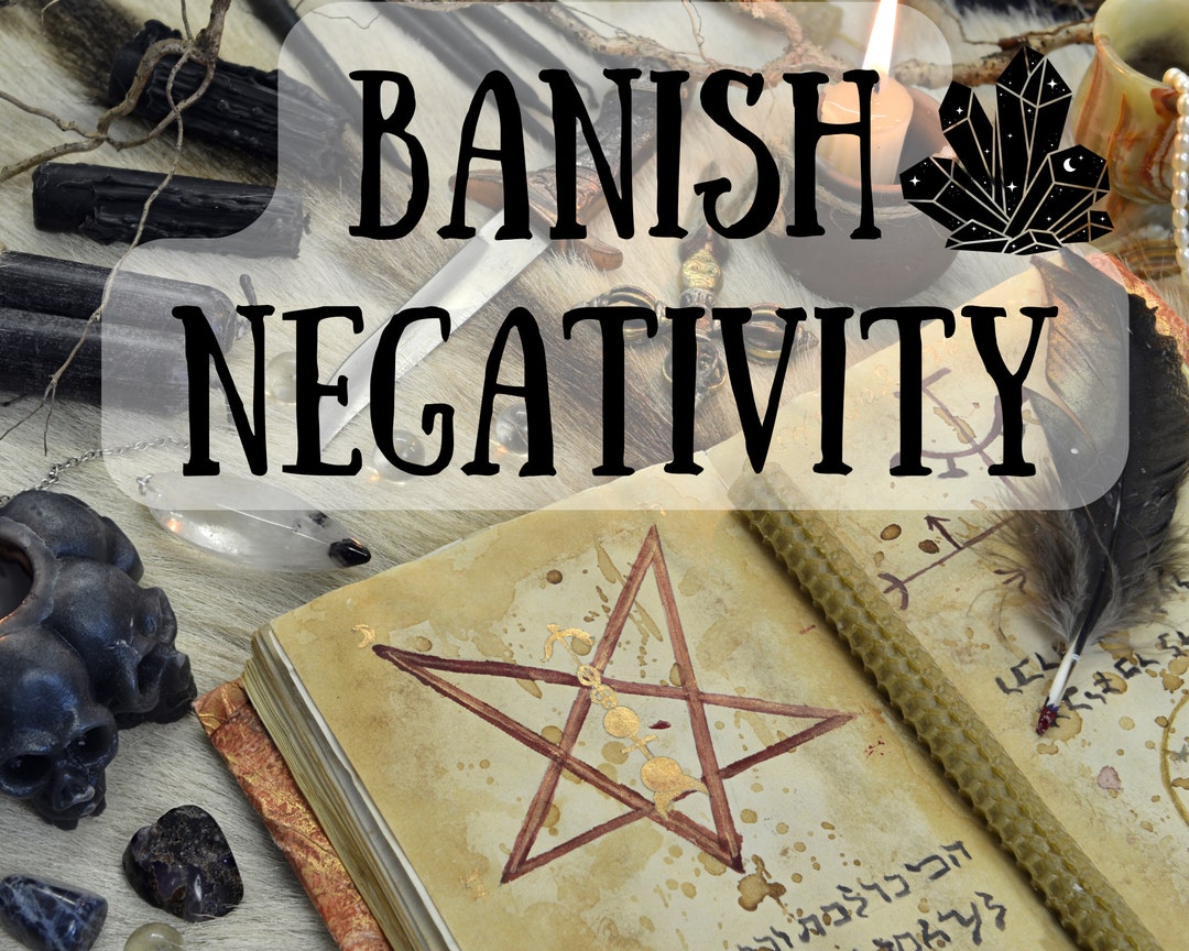 Magic by Mail Banish Negativity Spell Kit Mailed Aura Cleansing - Etsy