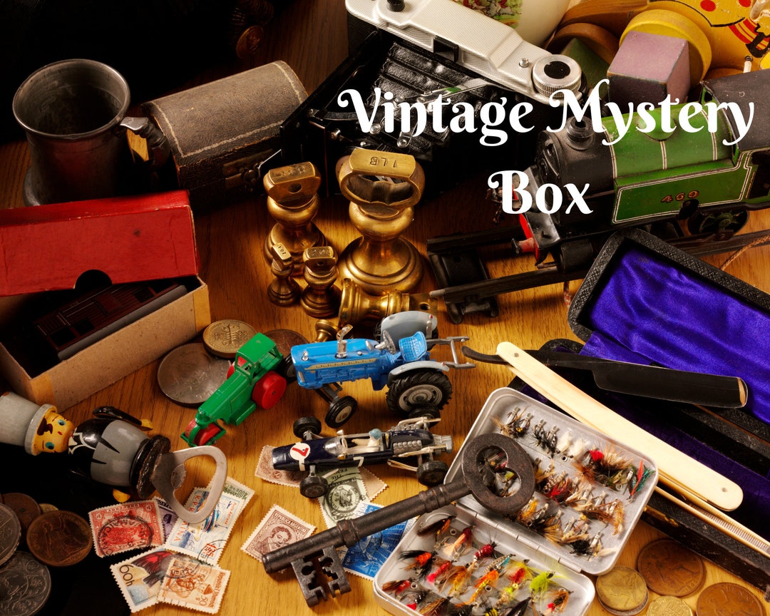 Vintage Mystery Box Curated Treasures From the Past - Etsy