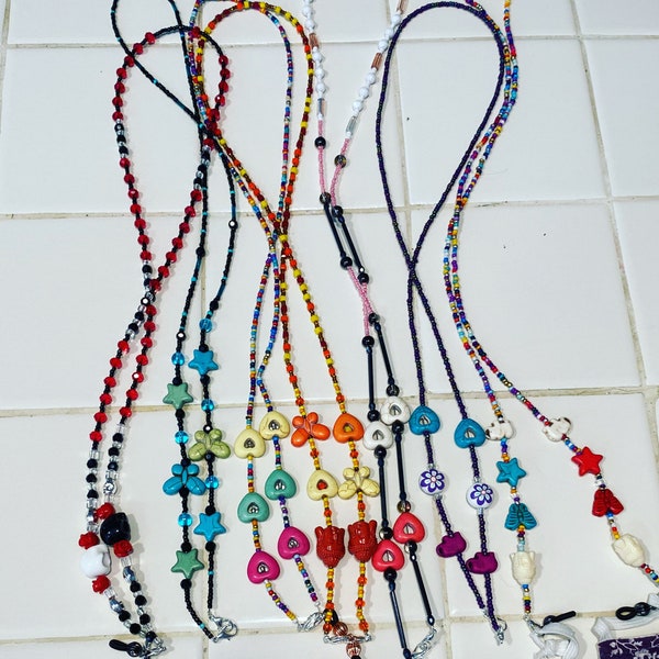Beaded Mask Chain Boys - Etsy