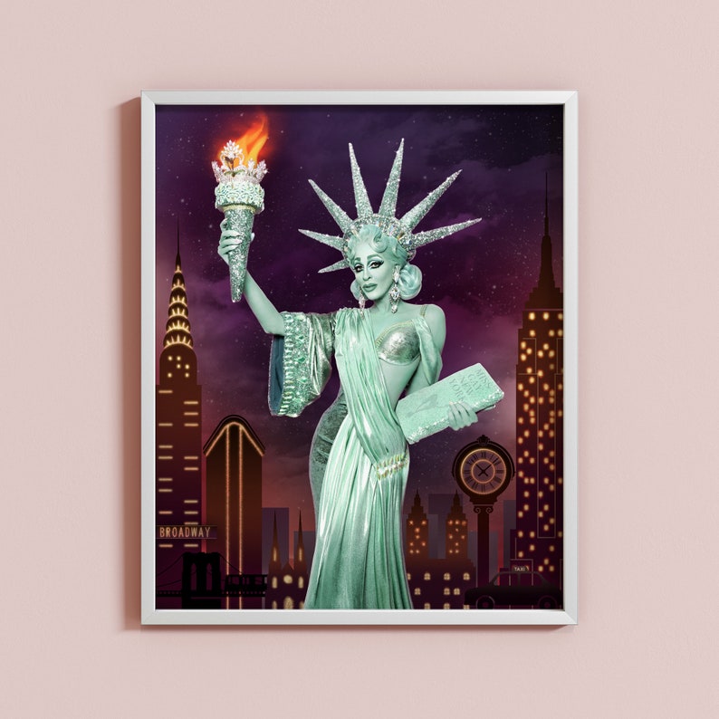 Statue of Liberty Instant Download, Drag Queen Digital Art, New York ...