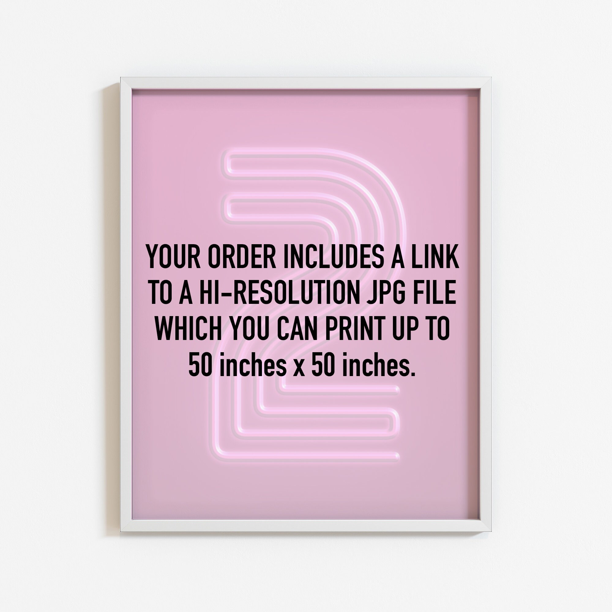 Alphabet Poster, Monogram ART PRINT, Neon Letter Wall Art, Pop Art ...