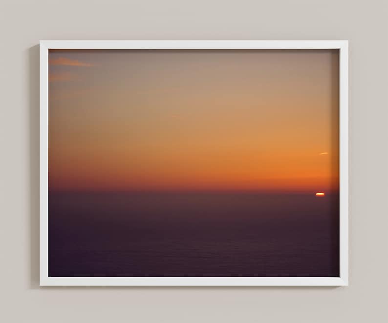 Sunset Digital Print, Mark Rothko Print, Ocean Wall Art, Sunset Horizon ...