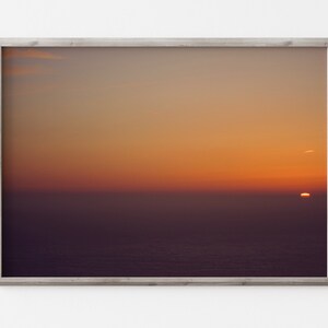 Sunset Digital Print, Mark Rothko Print, Ocean Wall Art, Sunset Horizon ...