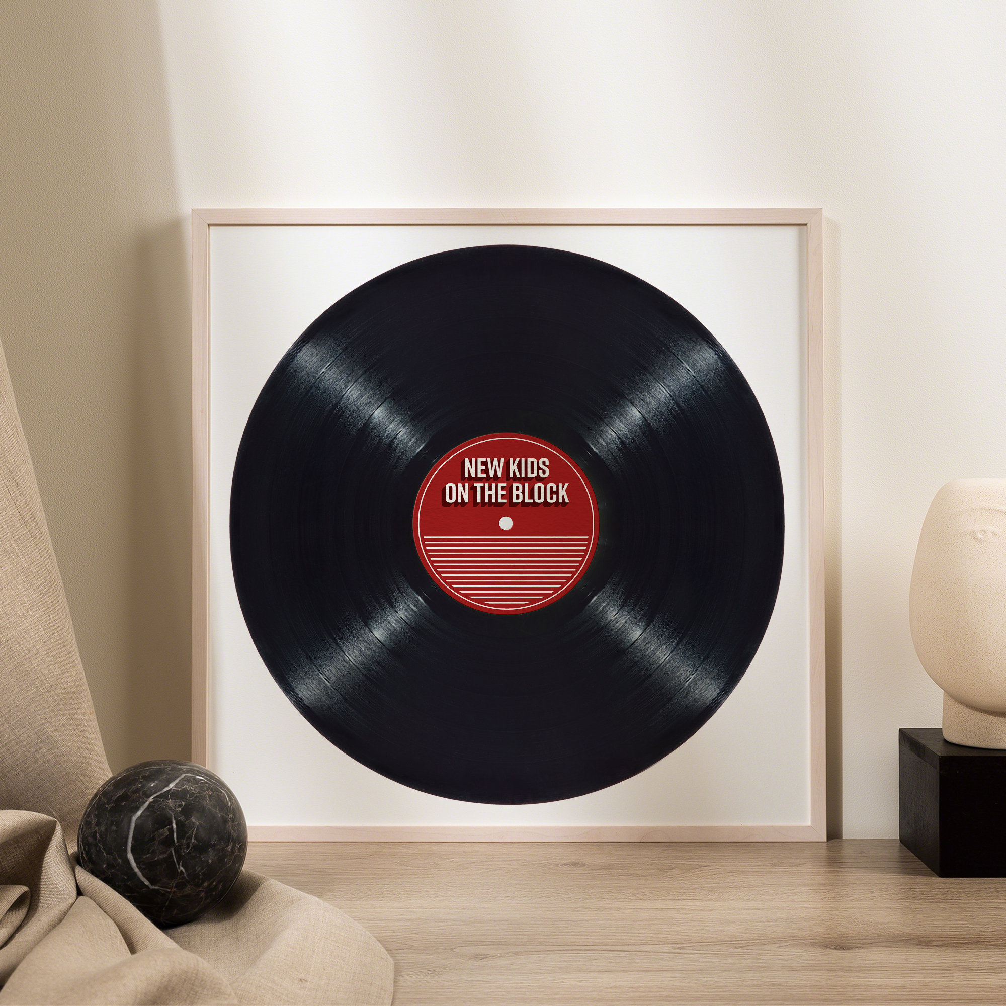 Custom Text Vinyl Record, Vinyl Mix Tape Pop Art, Personalized Record ...
