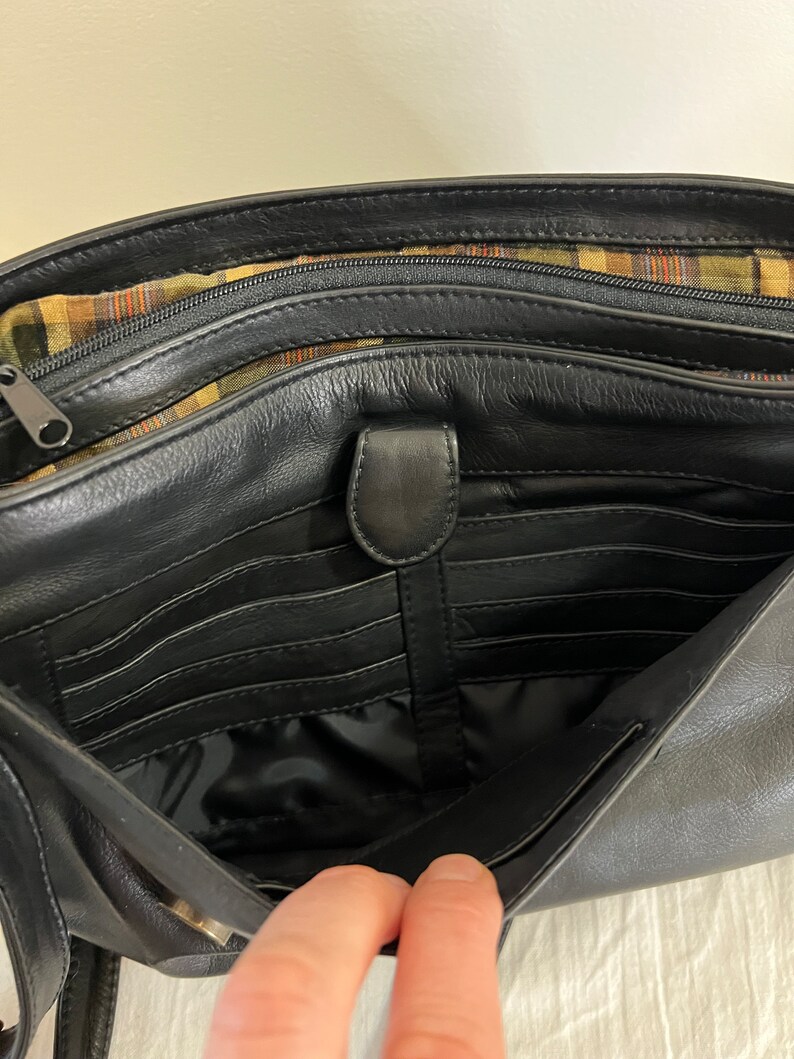 90s Derek Alexander Crossbody, Vintage Leather Shoulder Bag - Etsy