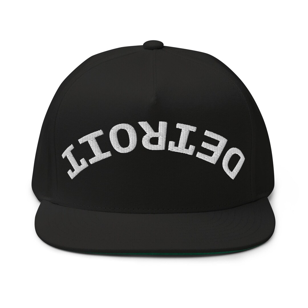 Detroit Upside-down Snapback Cap - Etsy