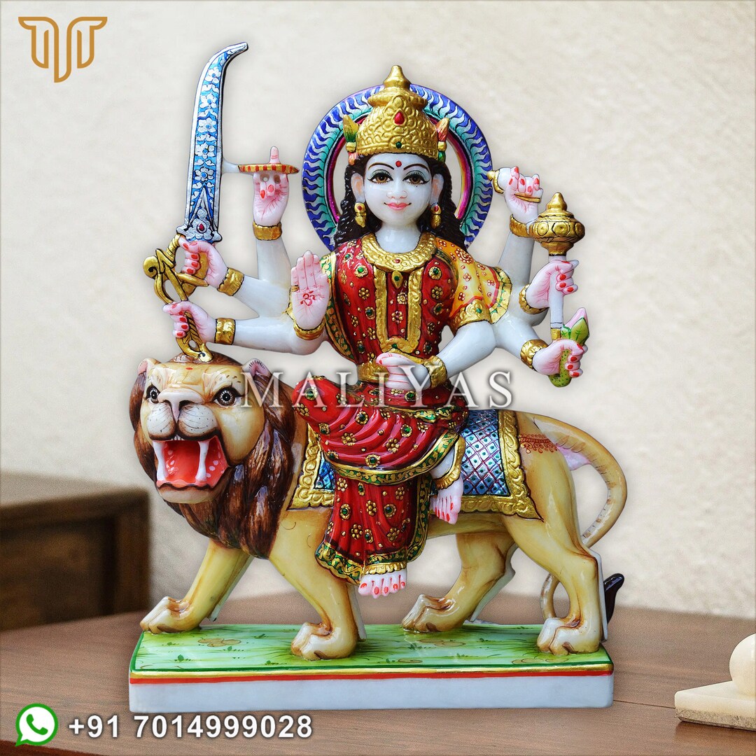 Marble Durga Maa Statue Durga Maa Idol, Marble Ambe Maa Statue and ...