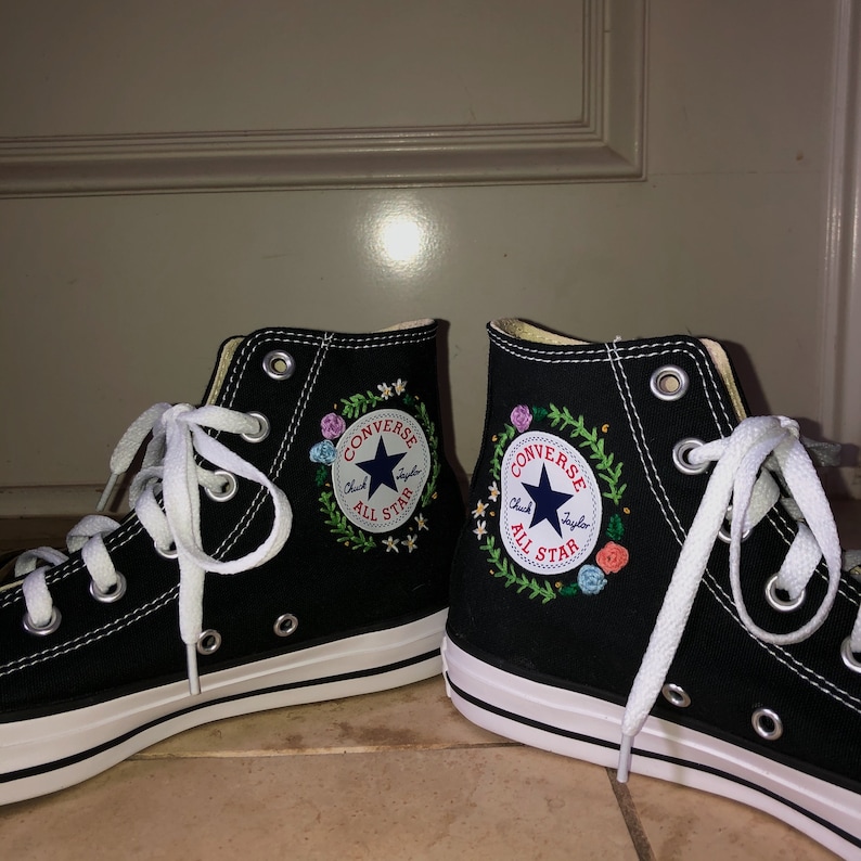 Customizable Converse All Star Logo Embroidery - Etsy