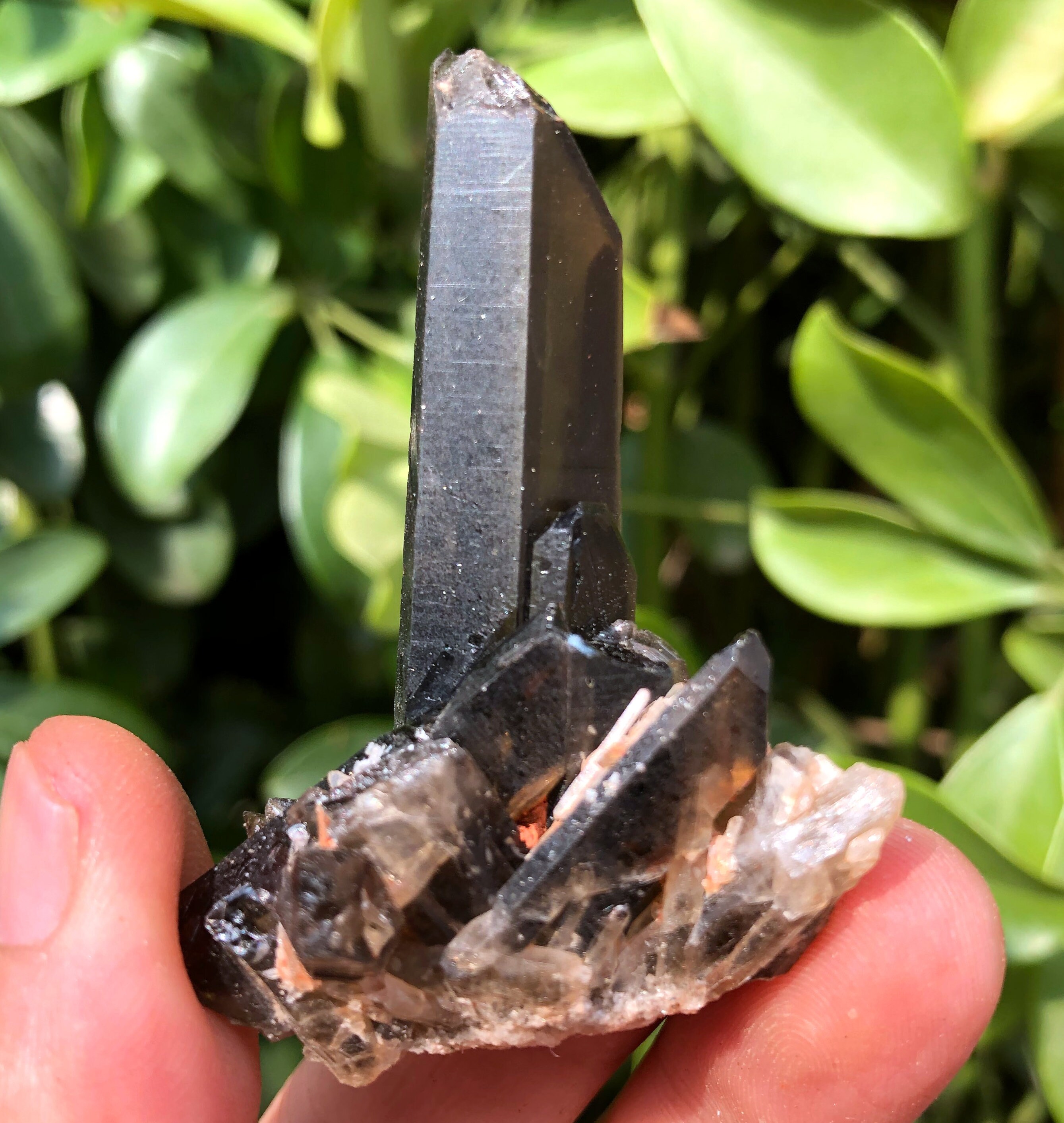 Top Large Raw black Crystal Cluster/Black Quartz | Etsy