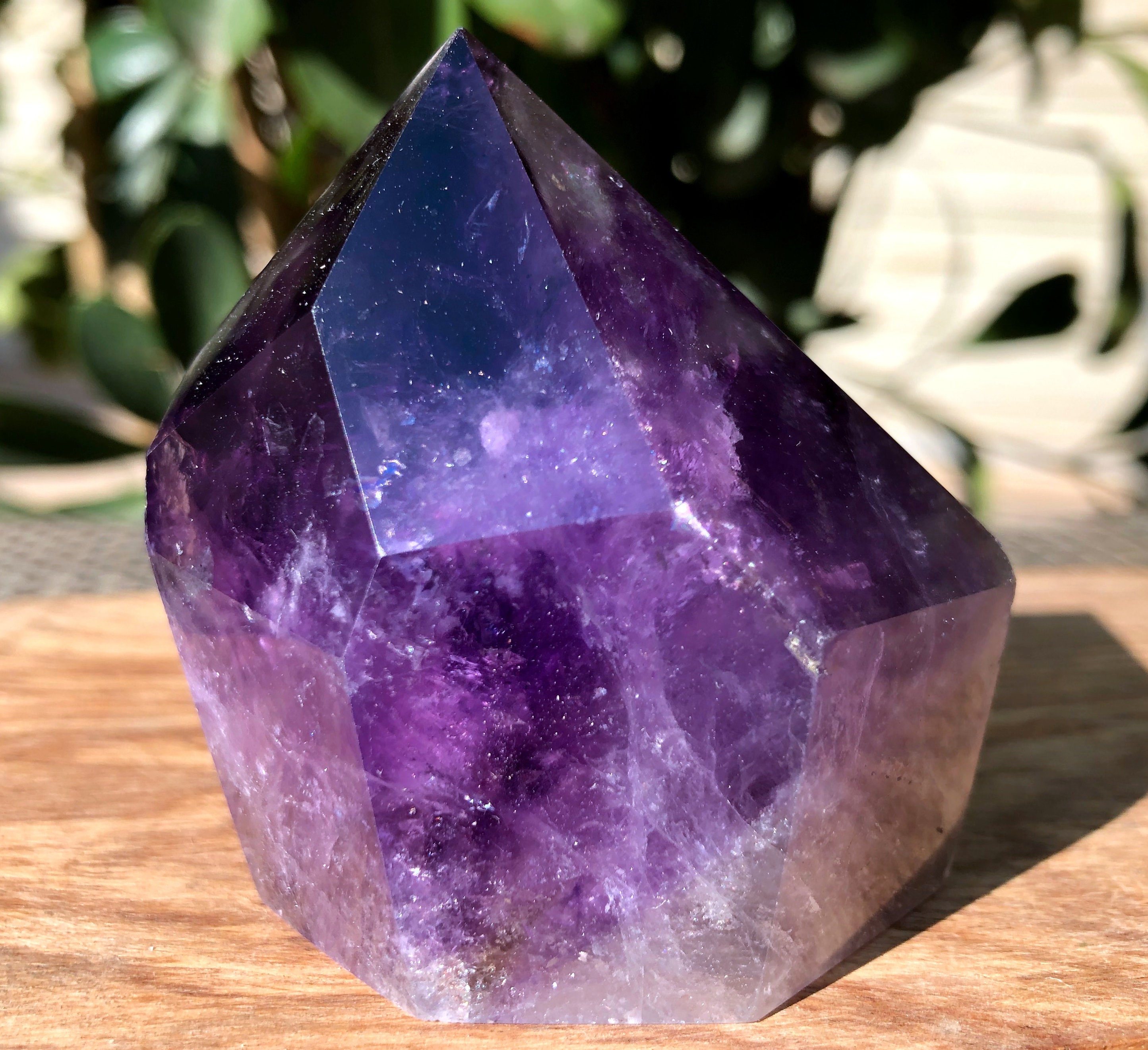 High Quality Natural Amethyst Polished Point/Amethyst | Etsy