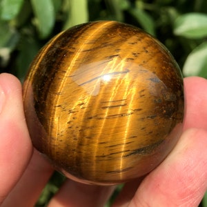 TOP Natural Tiger Eye Sphere/quartz - Etsy