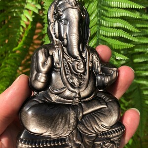 Hand Carved Gold Sheen Obsidian Crystal Quartz Buddha Statue/large ...