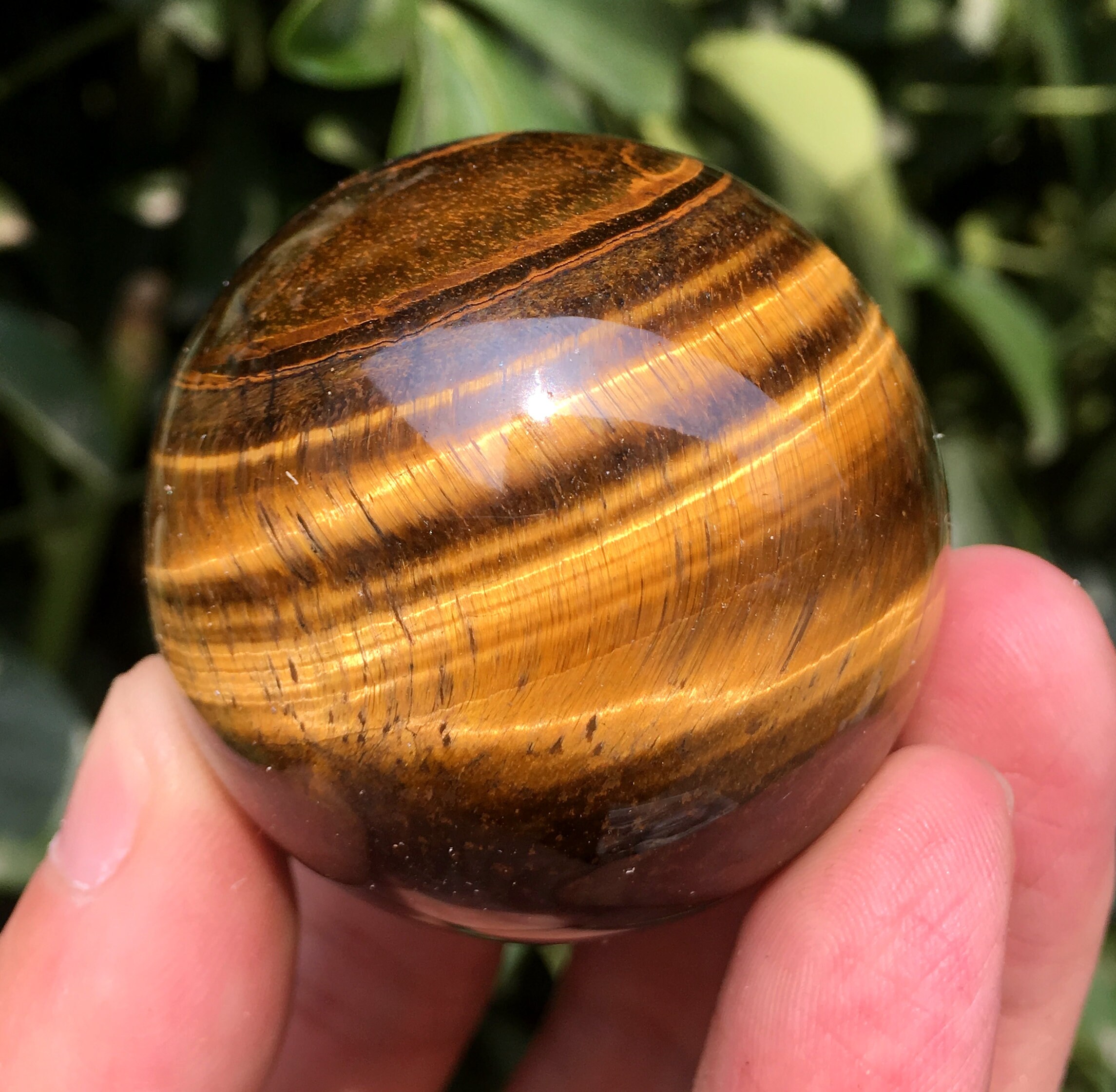 TOP Natural Tiger Eye Sphere/Quartz | Etsy