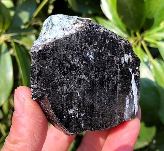 Large raw black tourmaline store